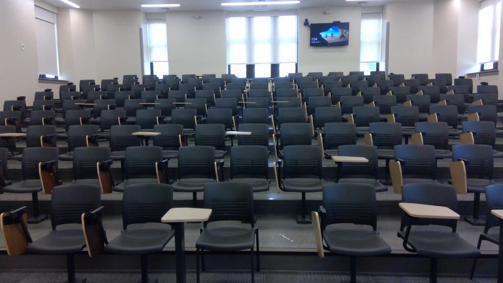 Stewart Hall, Room 102, Parker Auditorium